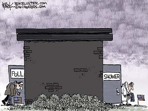 Election Day Shower Forecast - Bokbluster.com